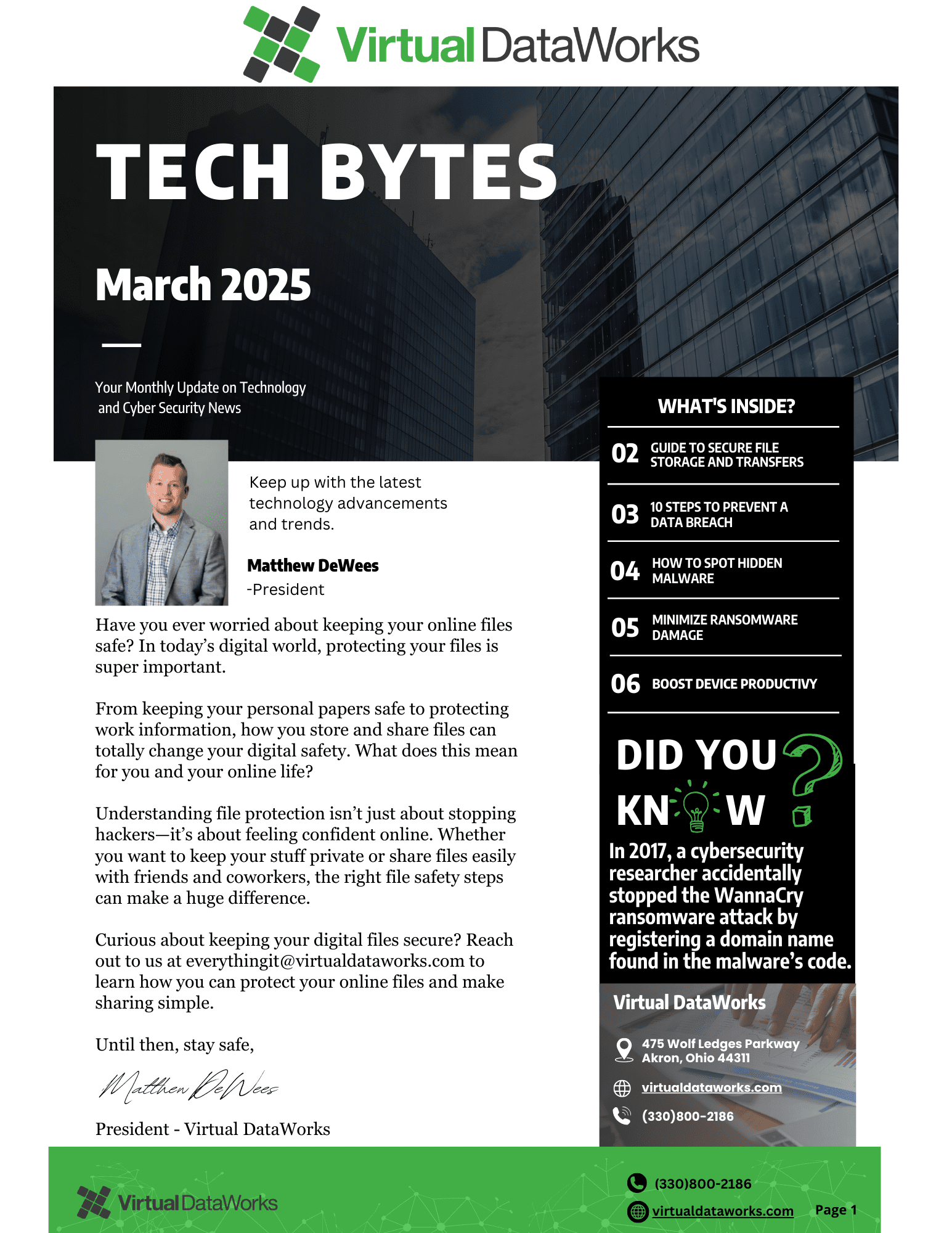 March Tech Bytes Newsletter - Northeast Ohio IT Support | IT Consultant ...