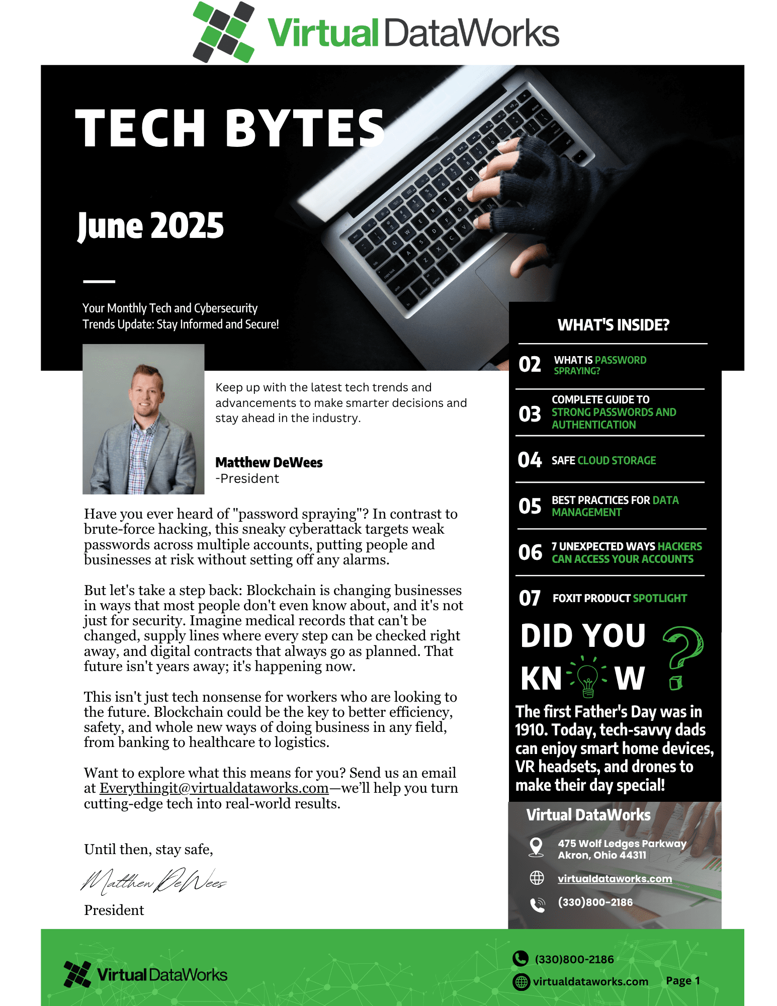 June Tech Bytes Newsletter - Northeast Ohio IT Support | IT Consultant ...
